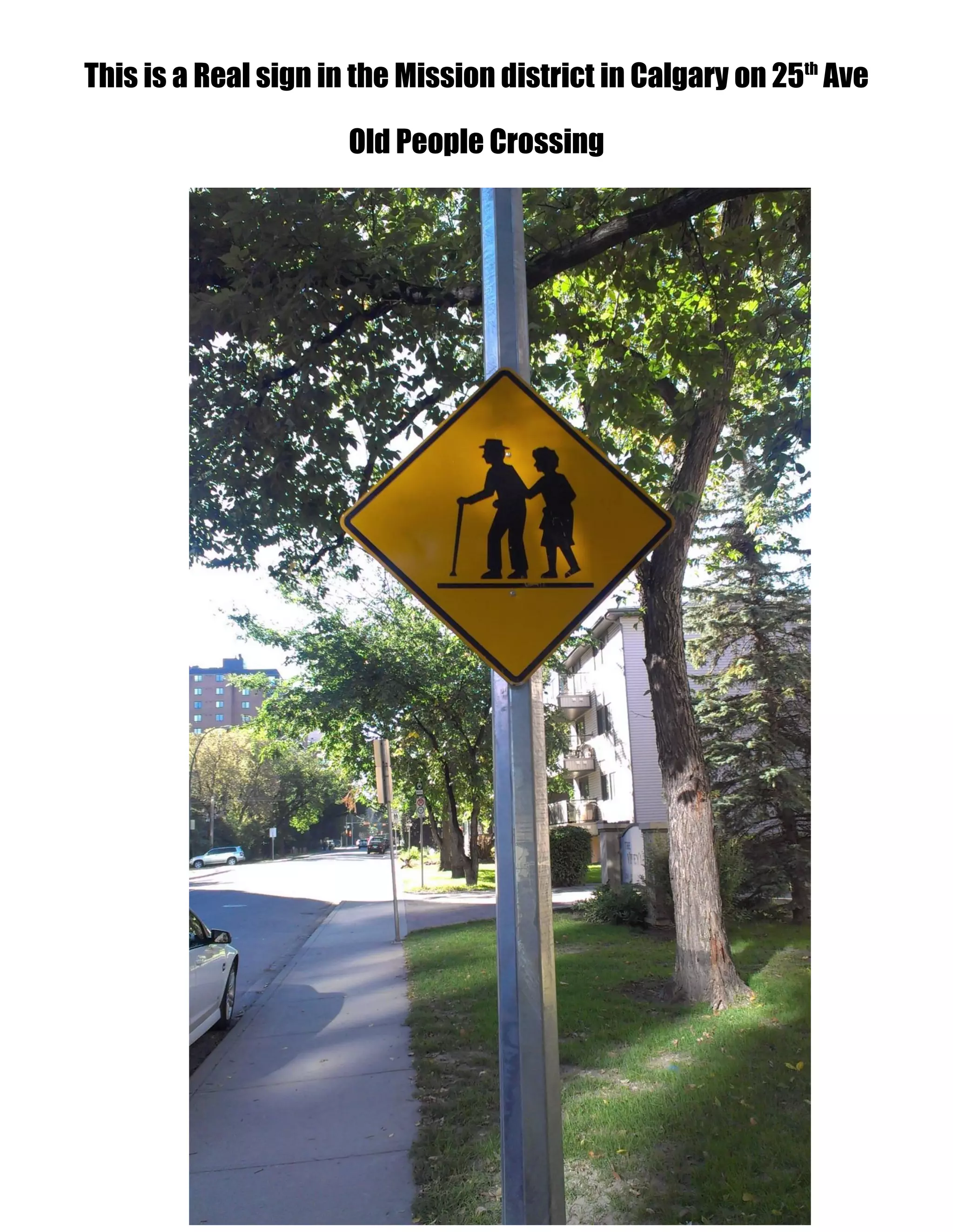 This is a real sign in the mission district in calgary on 25th ave | PDF