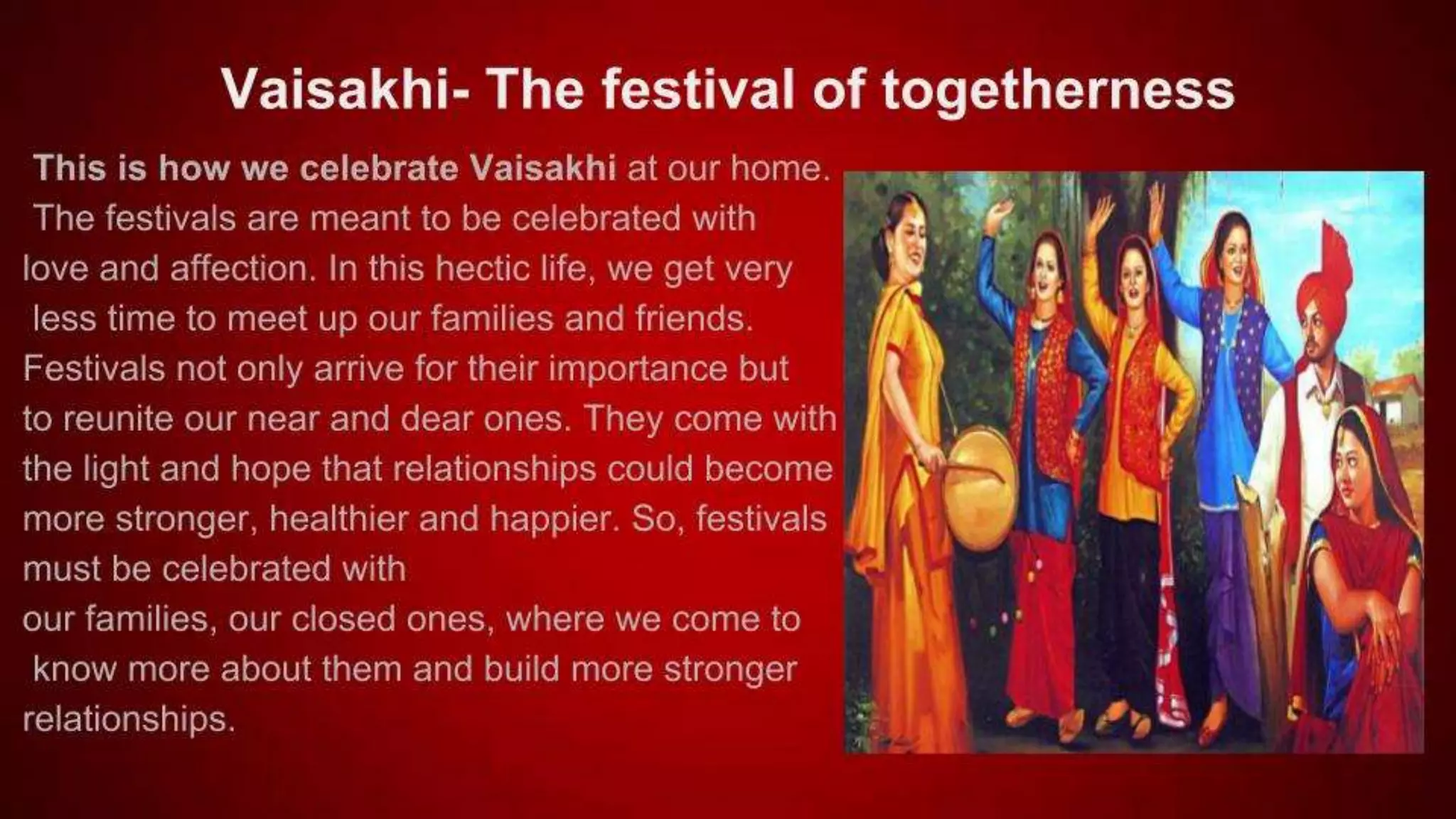 This is how we celebrate vaisakhi | PPTX