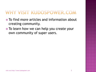 This Is Kudos | PPTX