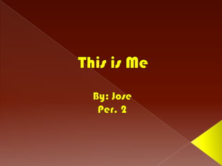 This is Me | PPTX | Technology & Computing