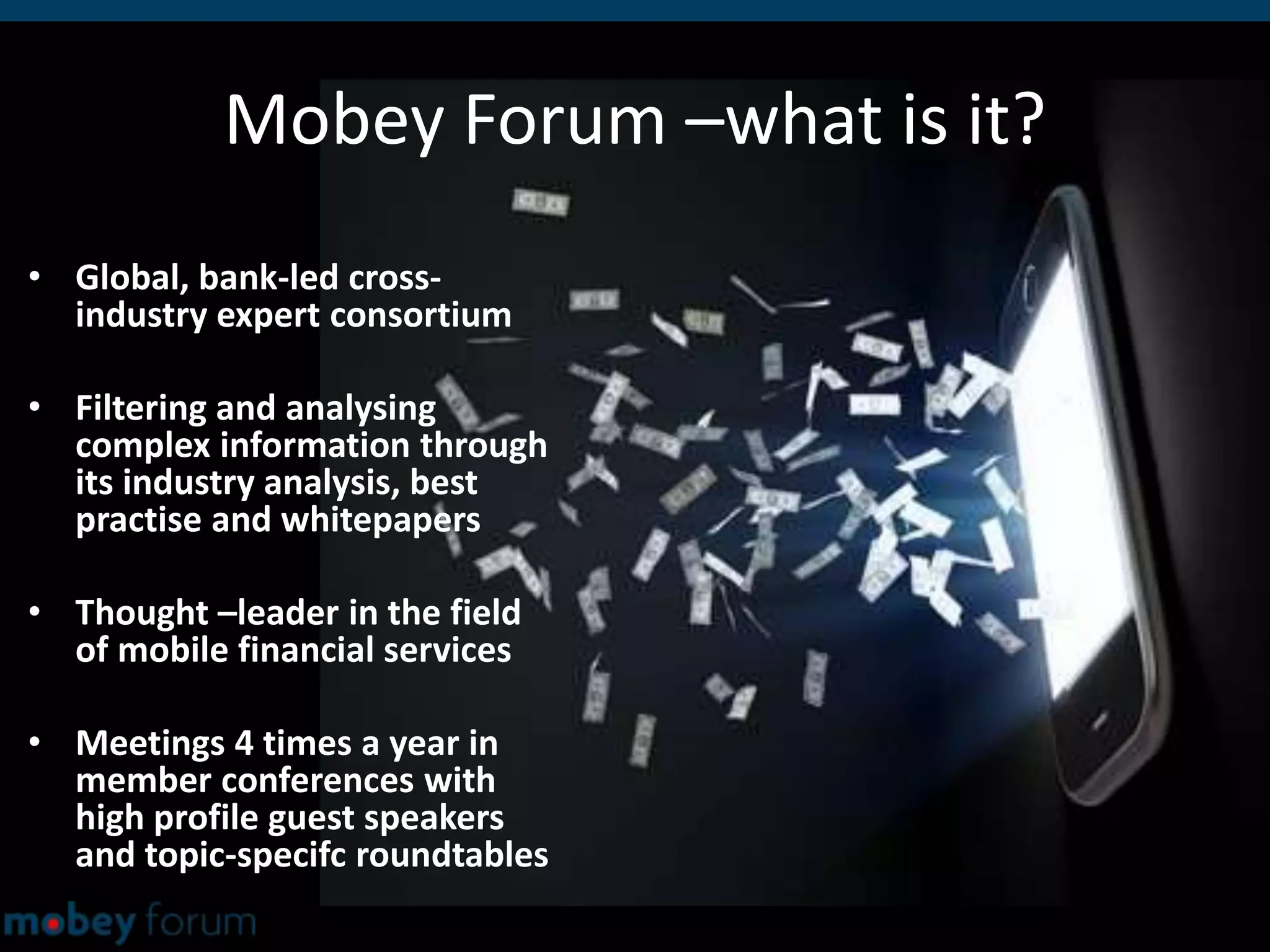 This is Mobey Forum | PPT
