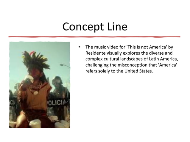 "This is Not Ameica" by Residente Project Summary | PPT