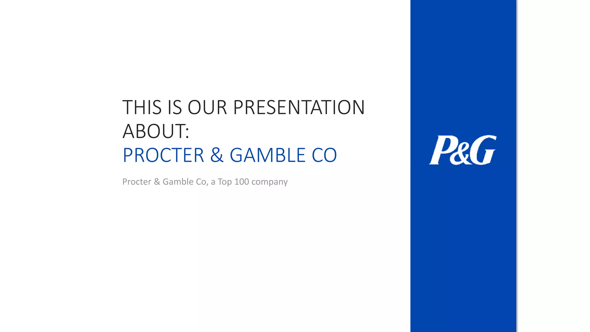 Procter and Gamble | PPTX