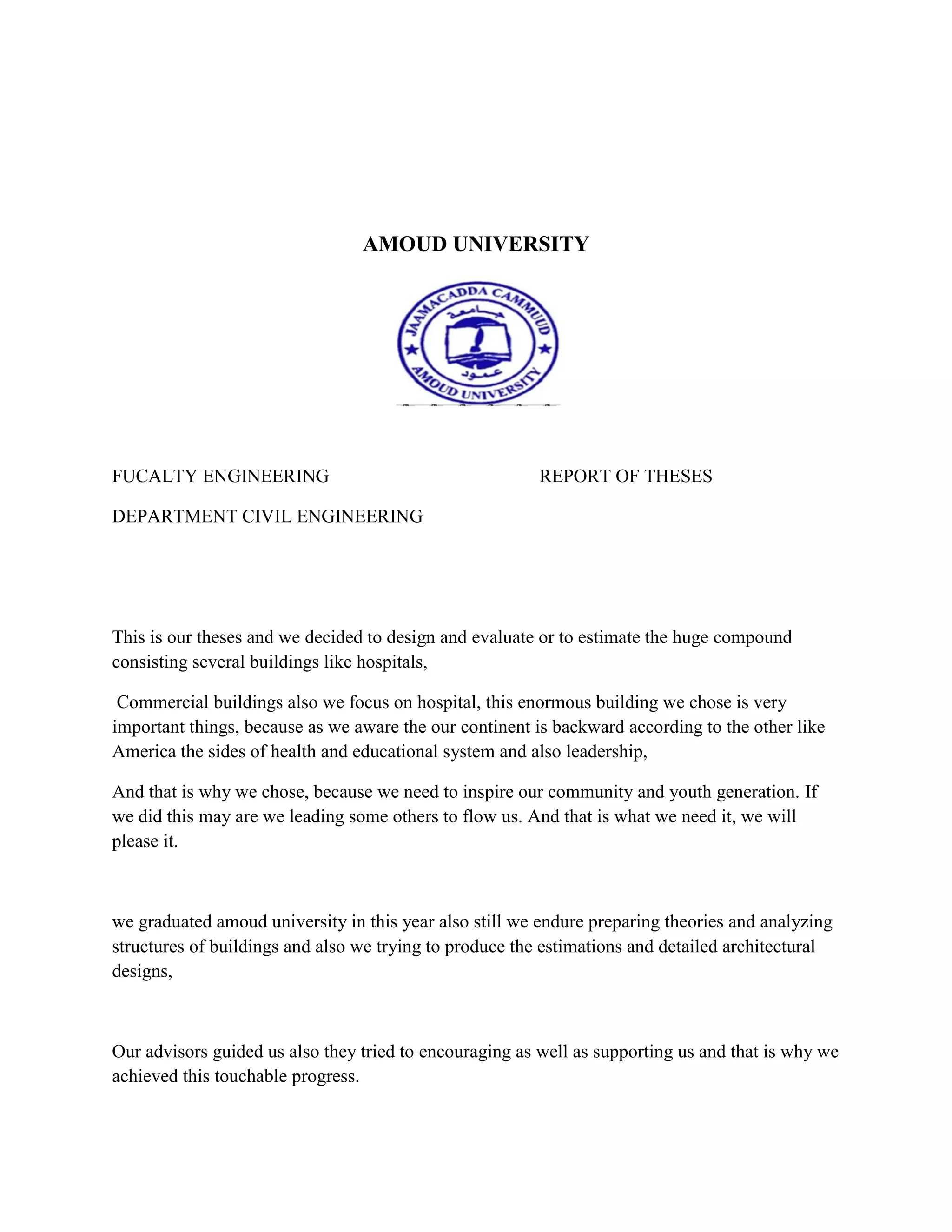 theses of engineer cabdiqani faarax axmed (enggalaydh) | PDF