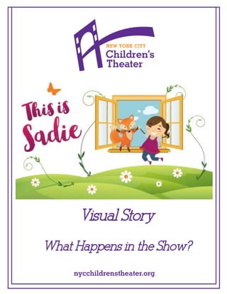 This is Sadie Visual Story | What Happens In The Story | PDF