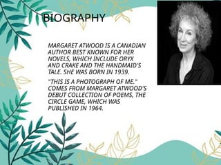 THIS IS THE PHOTOGRAPH OF ME BY MARGARAT ATWOOD.pptx