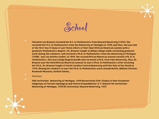 Marjorie Lee Browne | ZIP