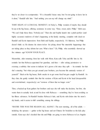 This Is Us Recap The End Is Here | PDF