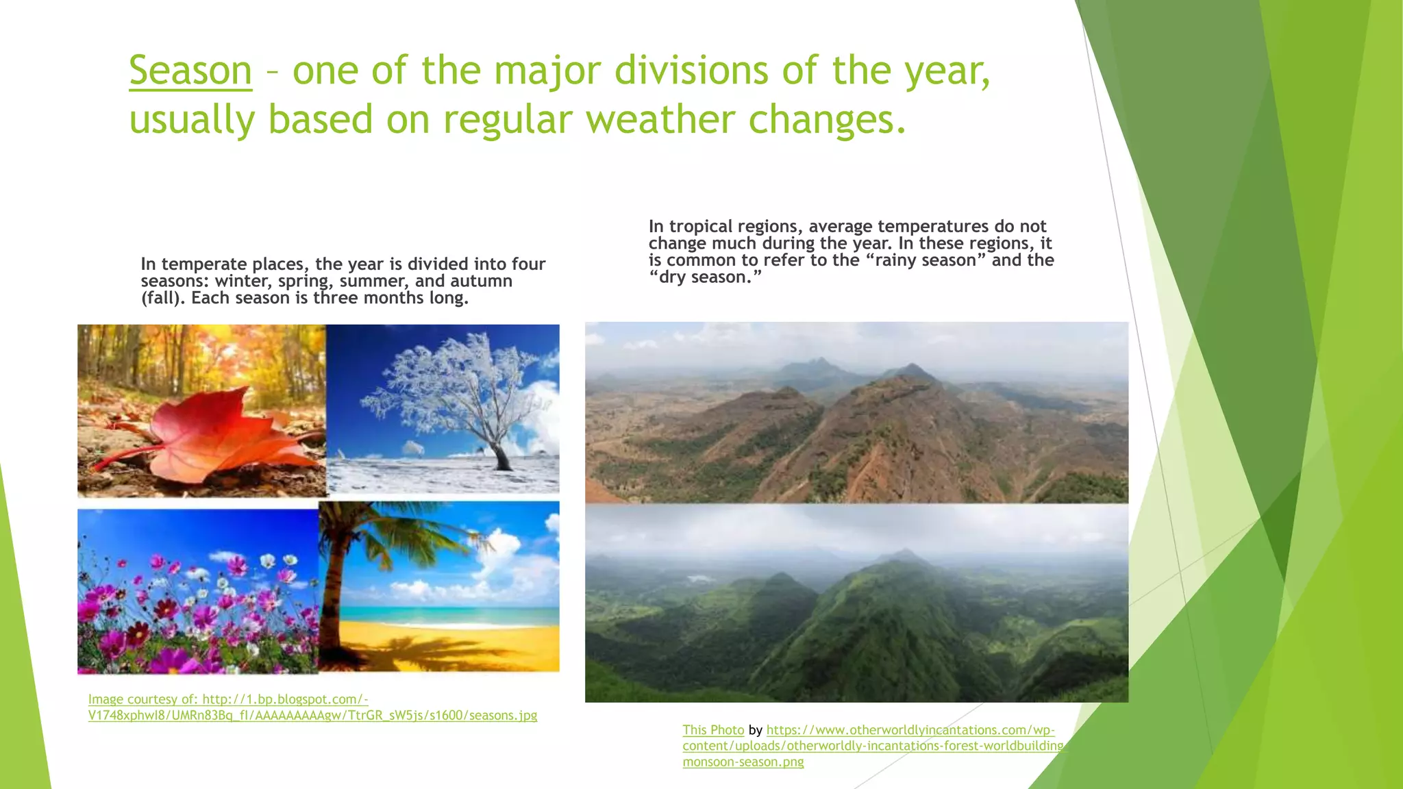 This is why we have seasons | PPTX