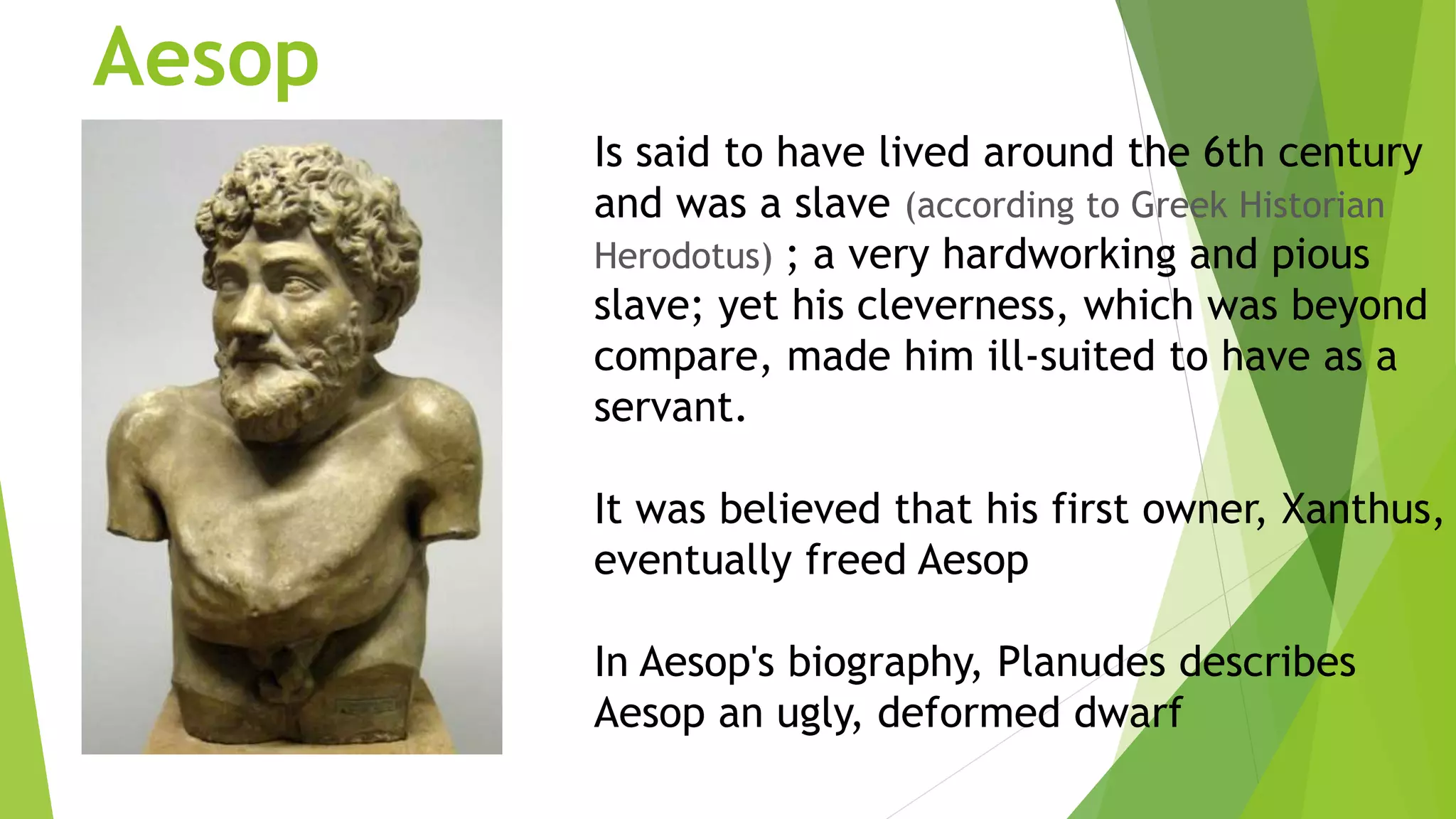Aesop's Fables: The Lion and the Mouse & The Wolf and the Shepherd | PPT
