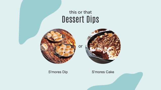 This or That Summer Desserts | PPTX | Desserts and Baking | Food & Drink