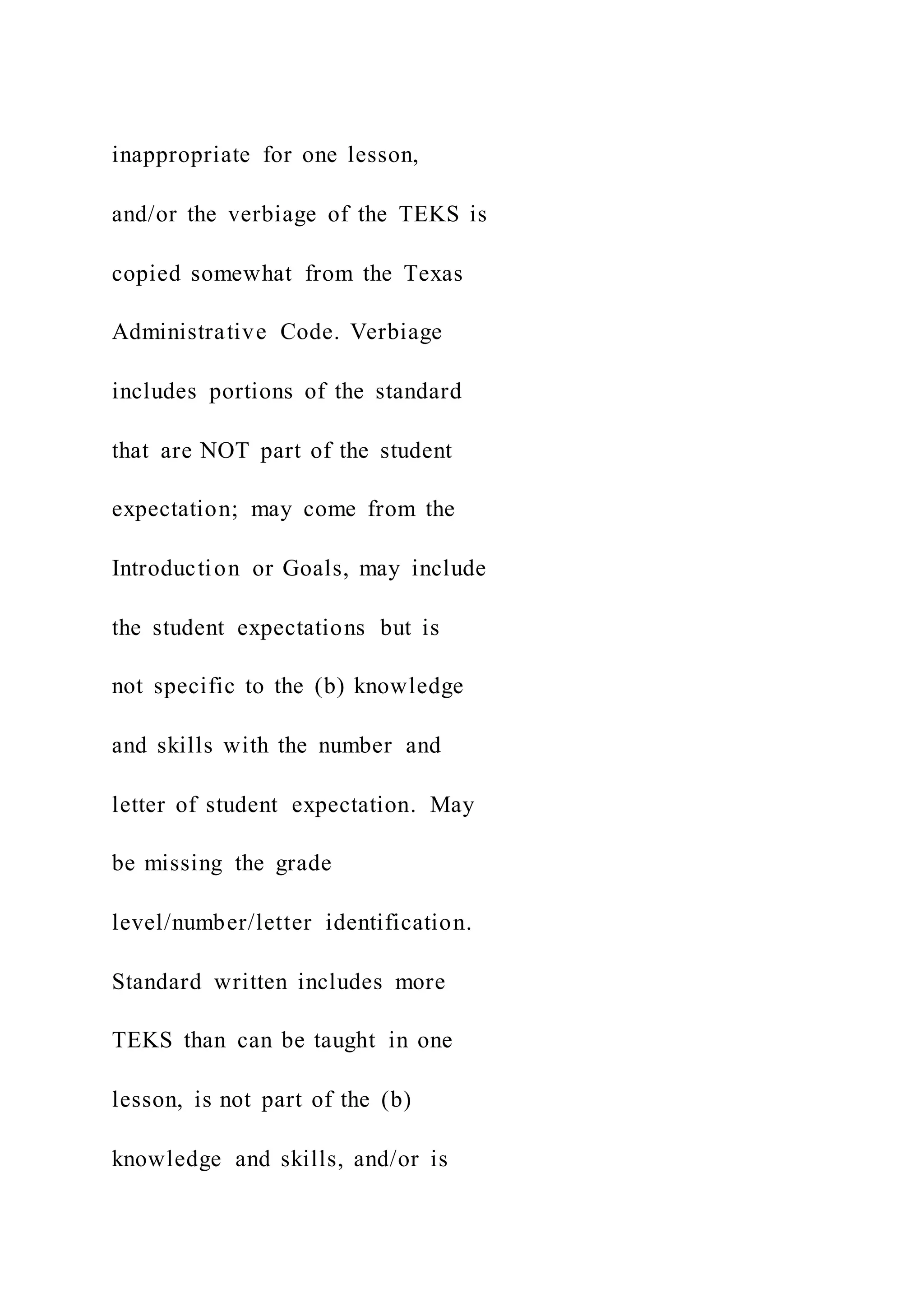 This project is aligned to the Texas Approved Educator Standards 1 | DOCX