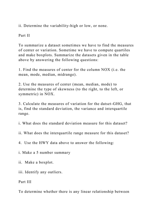 This project is made up of 4 different parts. The dataset for al | DOCX ...