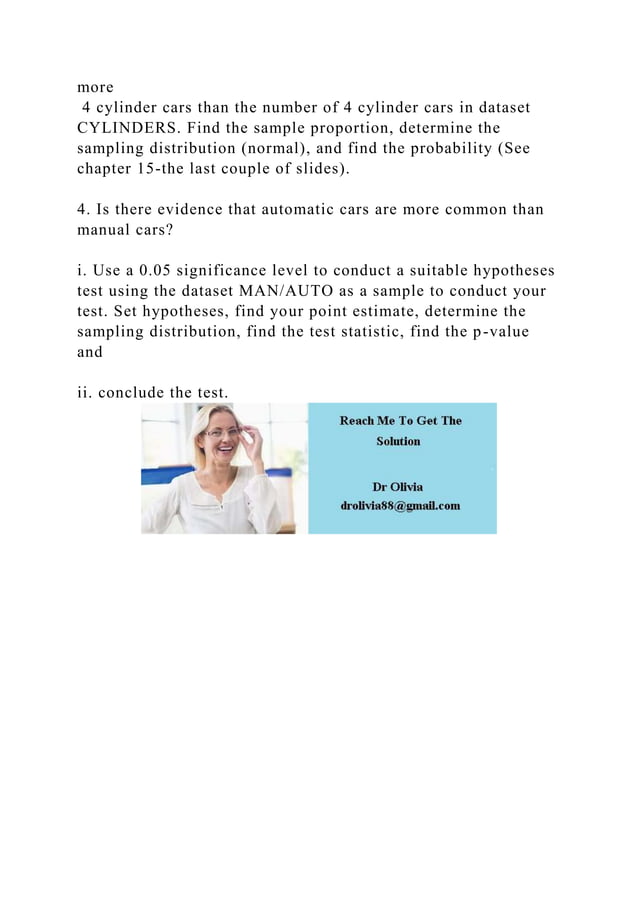 This project is made up of 4 different parts. The dataset for al | DOCX ...