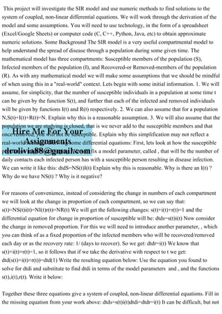 This project will investigate the SIR model and use numeric methods t.pdf