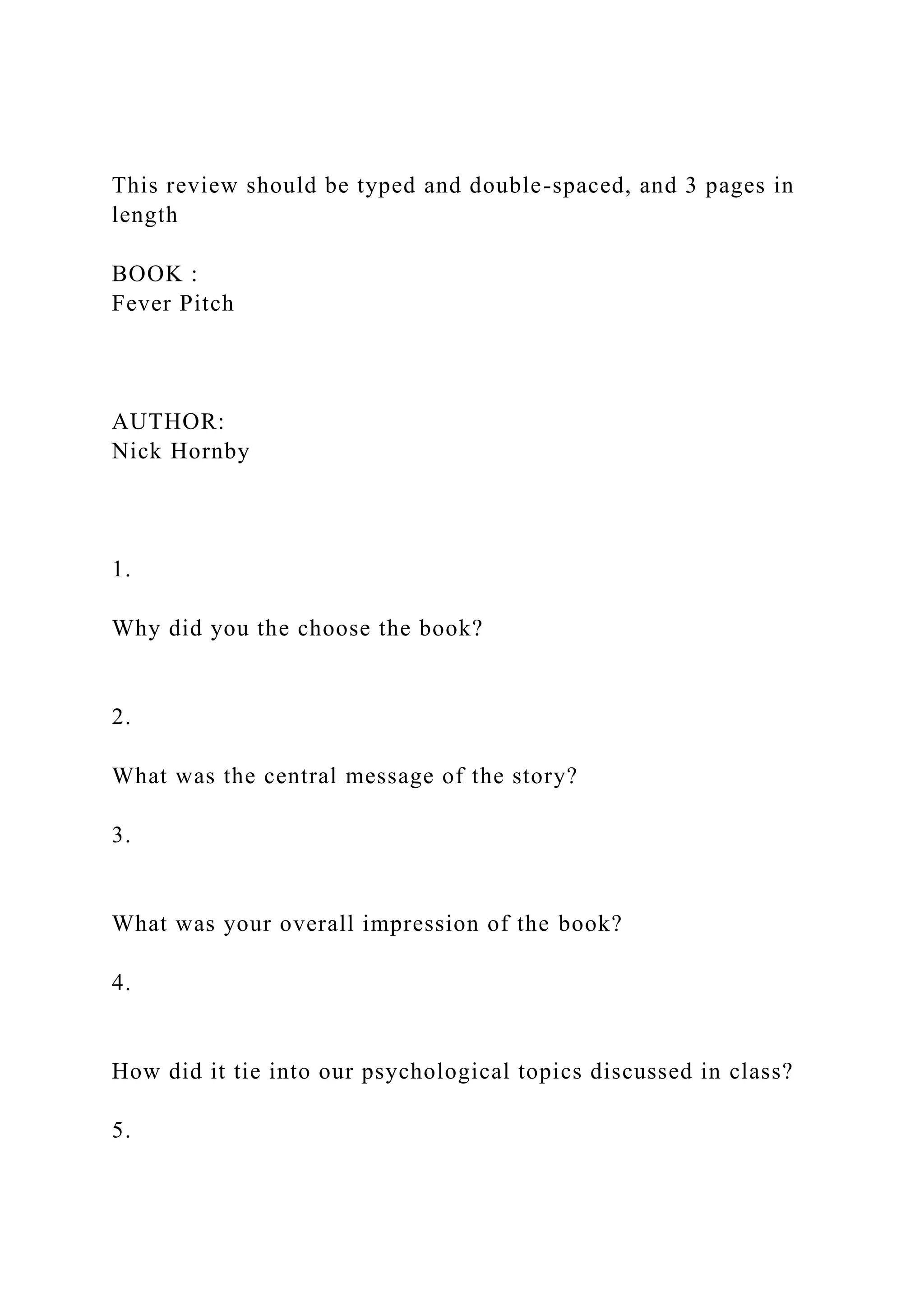 This review should be typed and double-spaced, and 3 pages in leng.docx