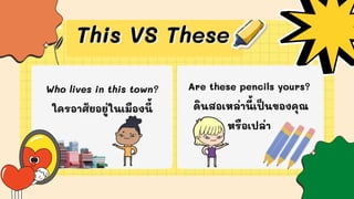 This that these those.pdf for teaching about this | PDF