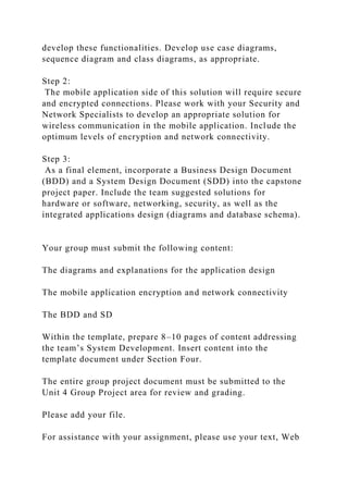 This version of the capstone project assignment is FOR GRADING t | PDF