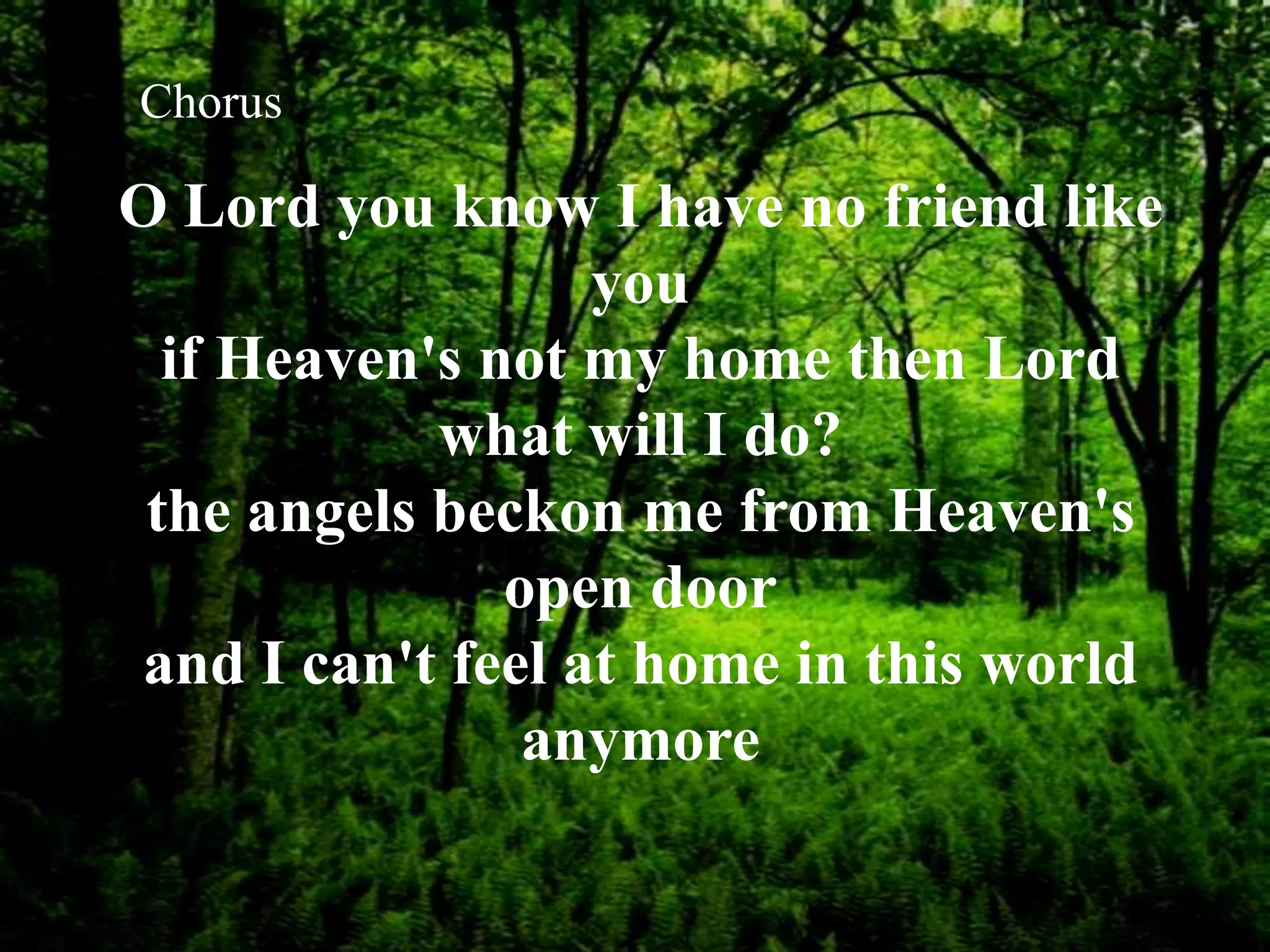 This World is not my Home | PPTX