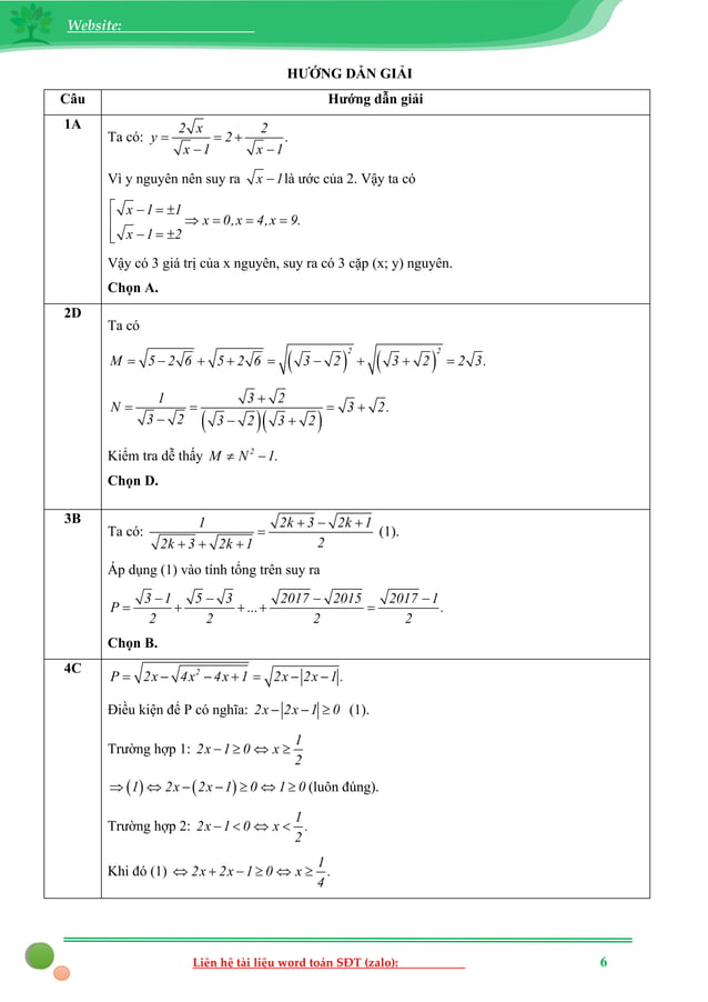 ĐỀ THI THỬ VÀO LỚP 10 MÔN TOÁN CHUYÊN NGOẠI NGỮ - ĐẠI HỌC QUỐC GIA HÀ NỘI NĂM 2023 CÓ LỜI GIẢI ...