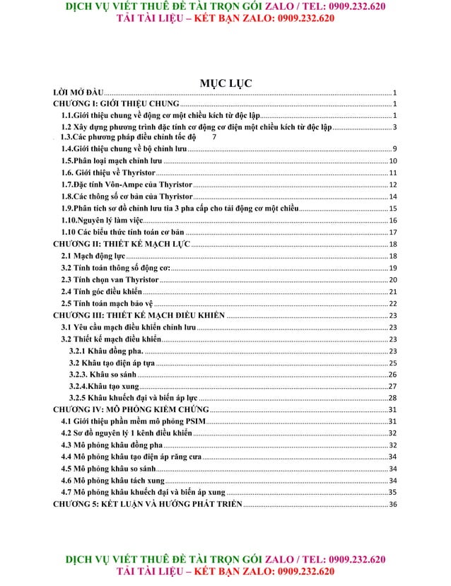 Thiết kế bộ chỉnh lưu hình tia ba pha cấp nguồn cho phần ứng động cơ một chiều kích từ độc lập.doc
