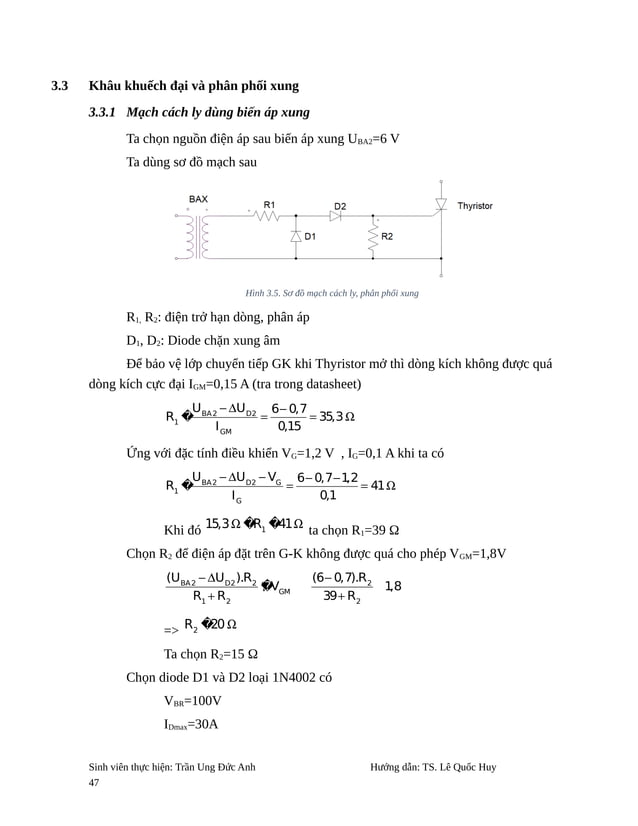 Thiết kế chỉnh lưu hình tia ba pha điều khiển động cơ điện một chiều kích từ độc lập.pdf