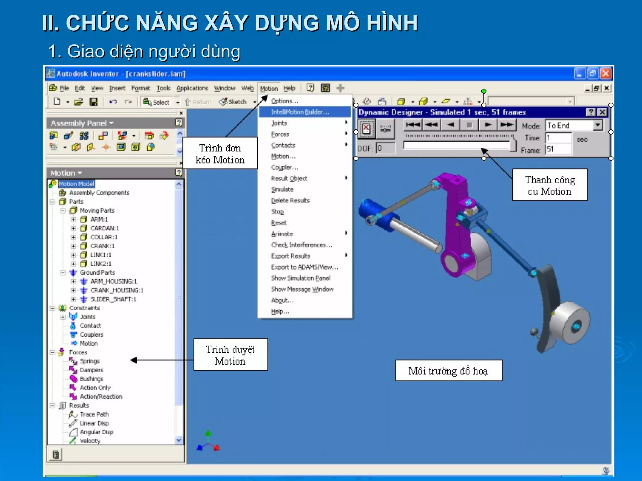 Thiết kế chuyển động (Inventor) | PPT