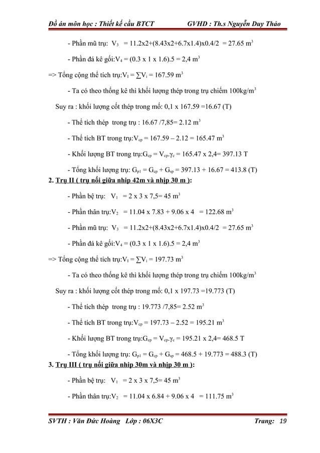 Thiết kế cầu btct dầm đơn giản dự ứng lực căng sau (kèm bản vẽ) | PDF