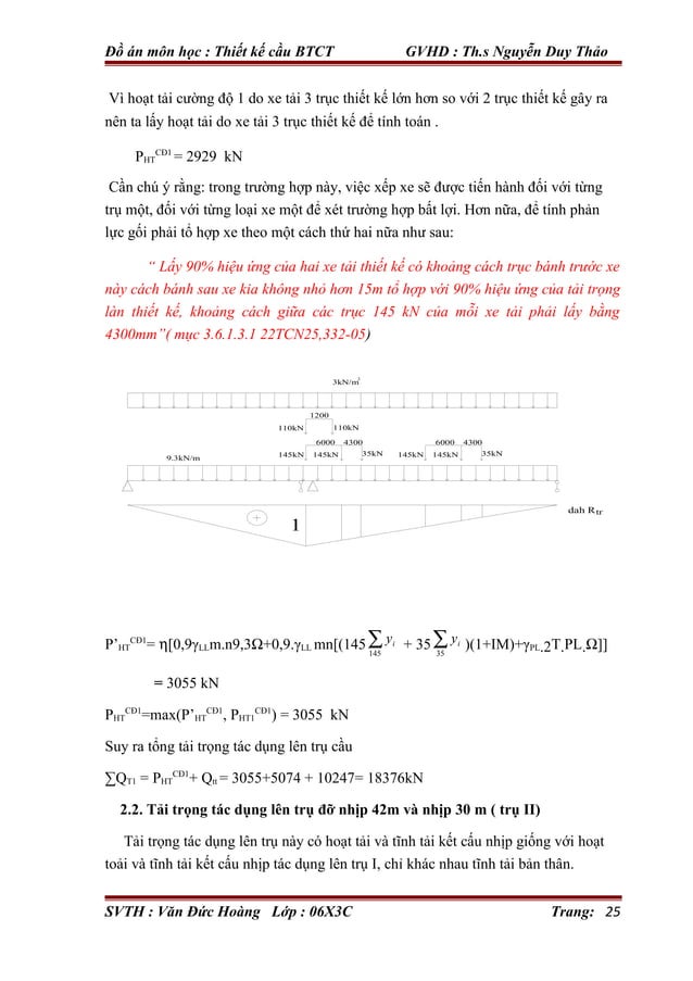 Thiết kế cầu btct dầm đơn giản dự ứng lực căng sau (kèm bản vẽ) | PDF