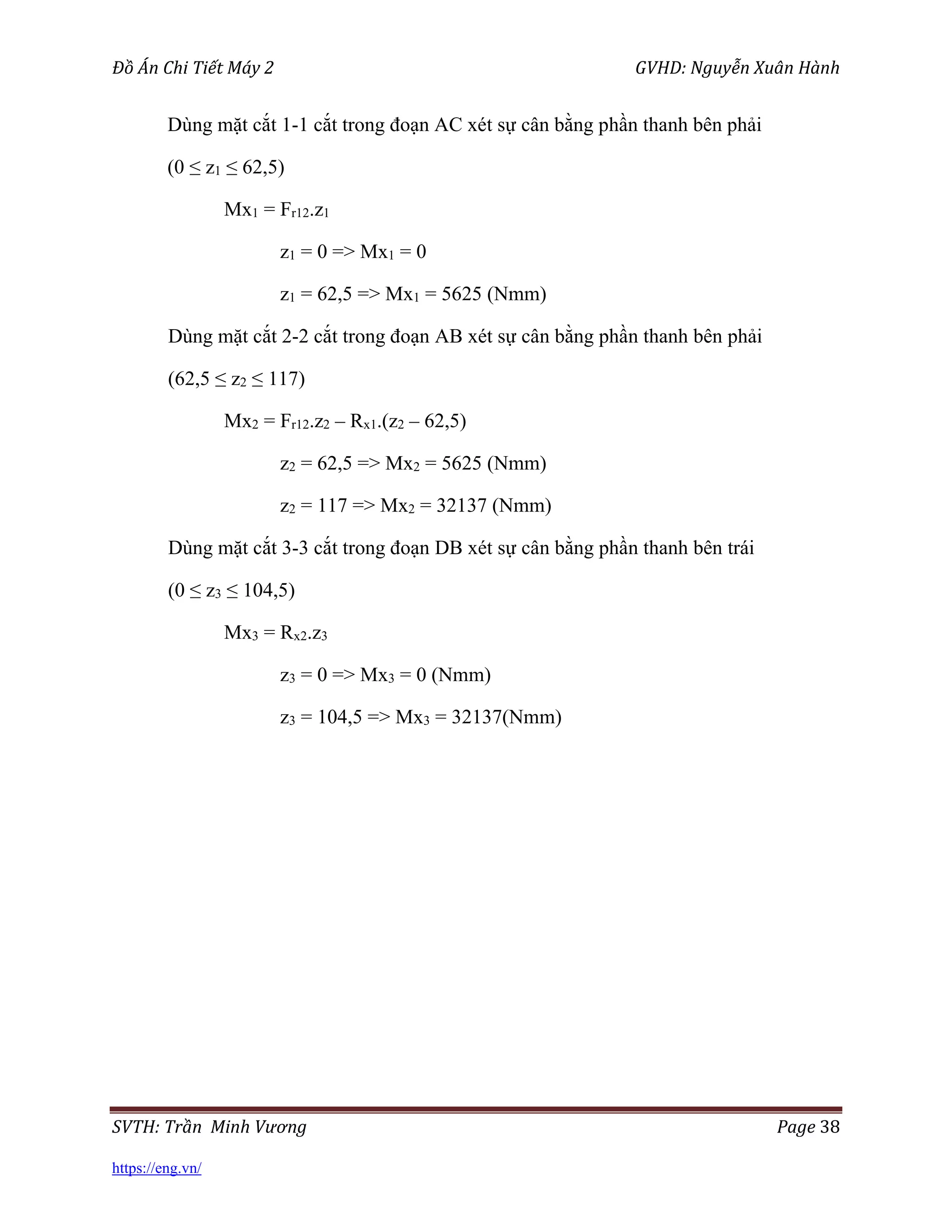 Đồ án Thiết kế hệ dẫn động cơ khí - Trần Minh Vương | PDF