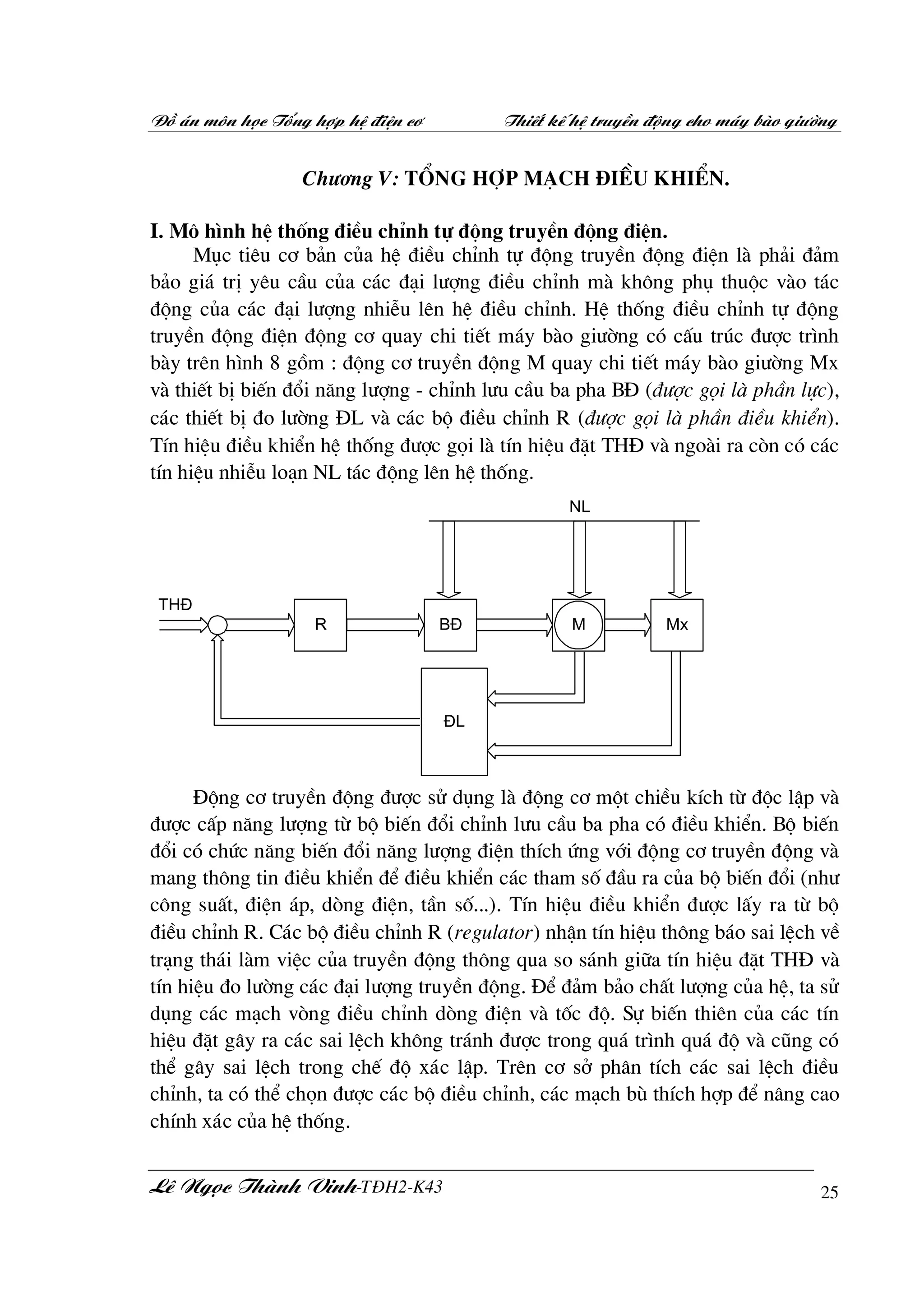 Thiết kế hệ truyền động cho máy bào giường | PDF