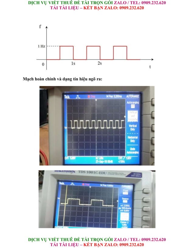 Thiết kế mạch dao động tạo tần số 1Hz.doc