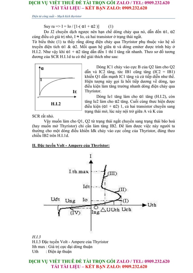 Thiết kế mô hình mạch kích Thyristor trong thiết bị chỉnh lưu hình tia 1 pha.doc