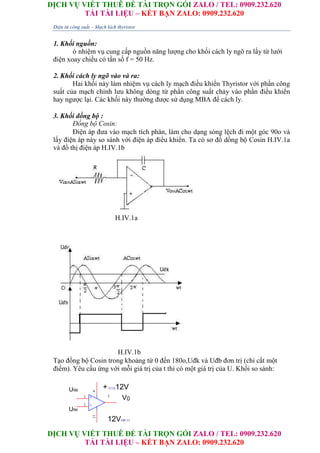 Thiết kế mô hình mạch kích Thyristor trong thiết bị chỉnh lưu hình tia 1 pha.doc
