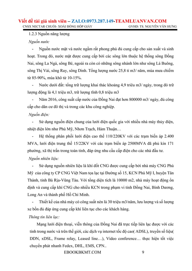 Thiết kế phân xưởng sản xuất nước quả nectar chuối và xoài năng suất 10 tấn sản phẩm trên ca.docx