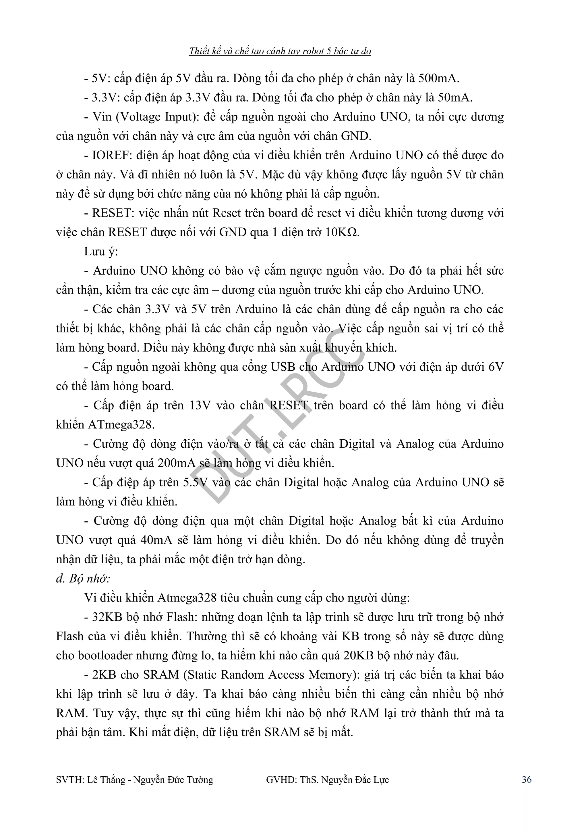 Thiết kế và chế tạo cánh tay robot 5 bậc tự do, LÊ THẮNG.pdf