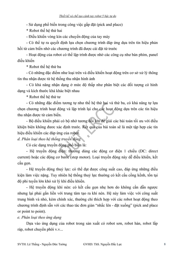 Thiết kế và chế tạo cánh tay robot 5 bậc tự do, LÊ THẮNG.pdf