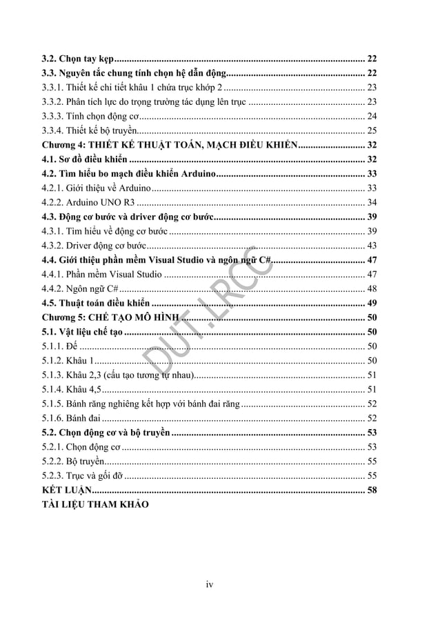 Thiết kế và chế tạo cánh tay robot 5 bậc tự do, LÊ THẮNG.pdf