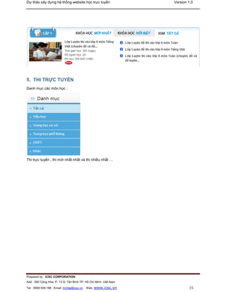 Thiết kế website học trực tuyến e learning | PDF