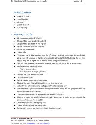 Thiết kế website học trực tuyến e learning | PDF