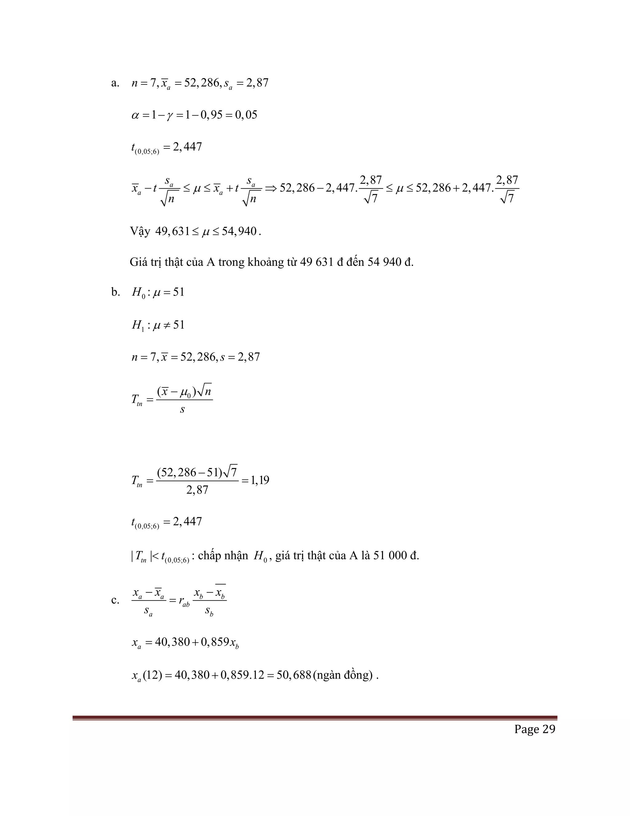đề Thi xác suất thống kê và đáp án | PDF