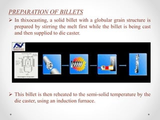 Thixocasting process | PPTX