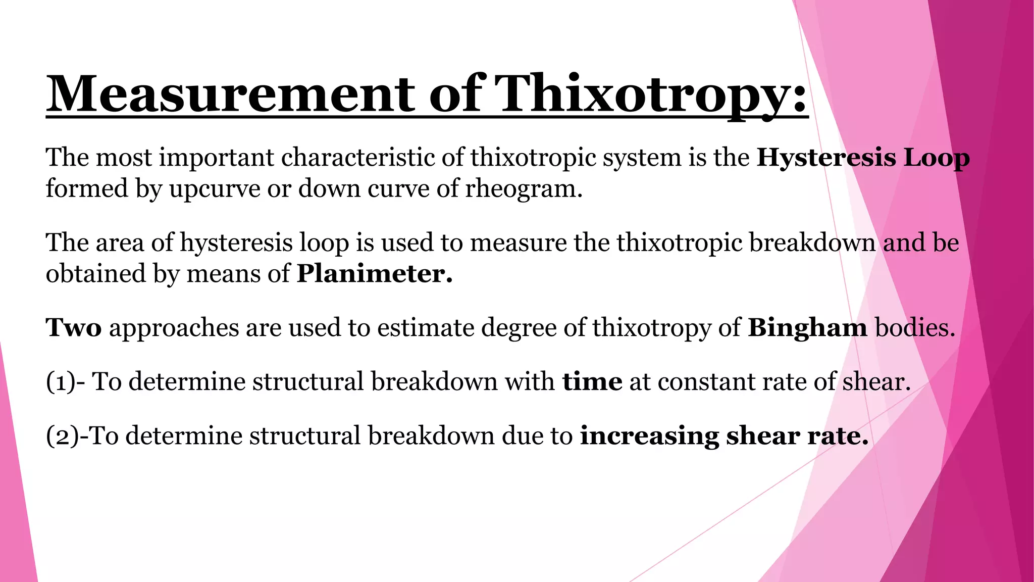 Thixotropy (1) (1) | PPTX
