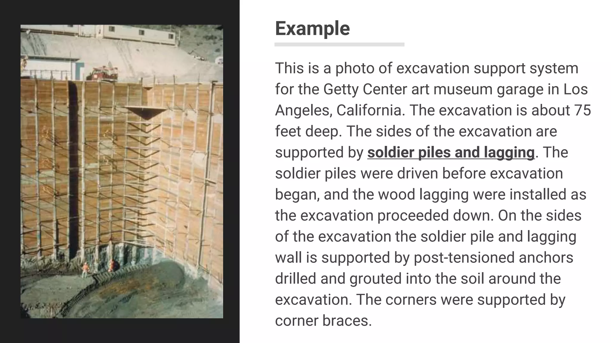 Construction Technology II (Seminar) - Deep excavation | PPTX