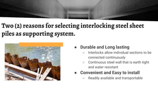 Construction Technology II (Seminar) - Deep excavation | PPTX