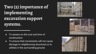 Construction Technology II (Seminar) - Deep excavation | PPT