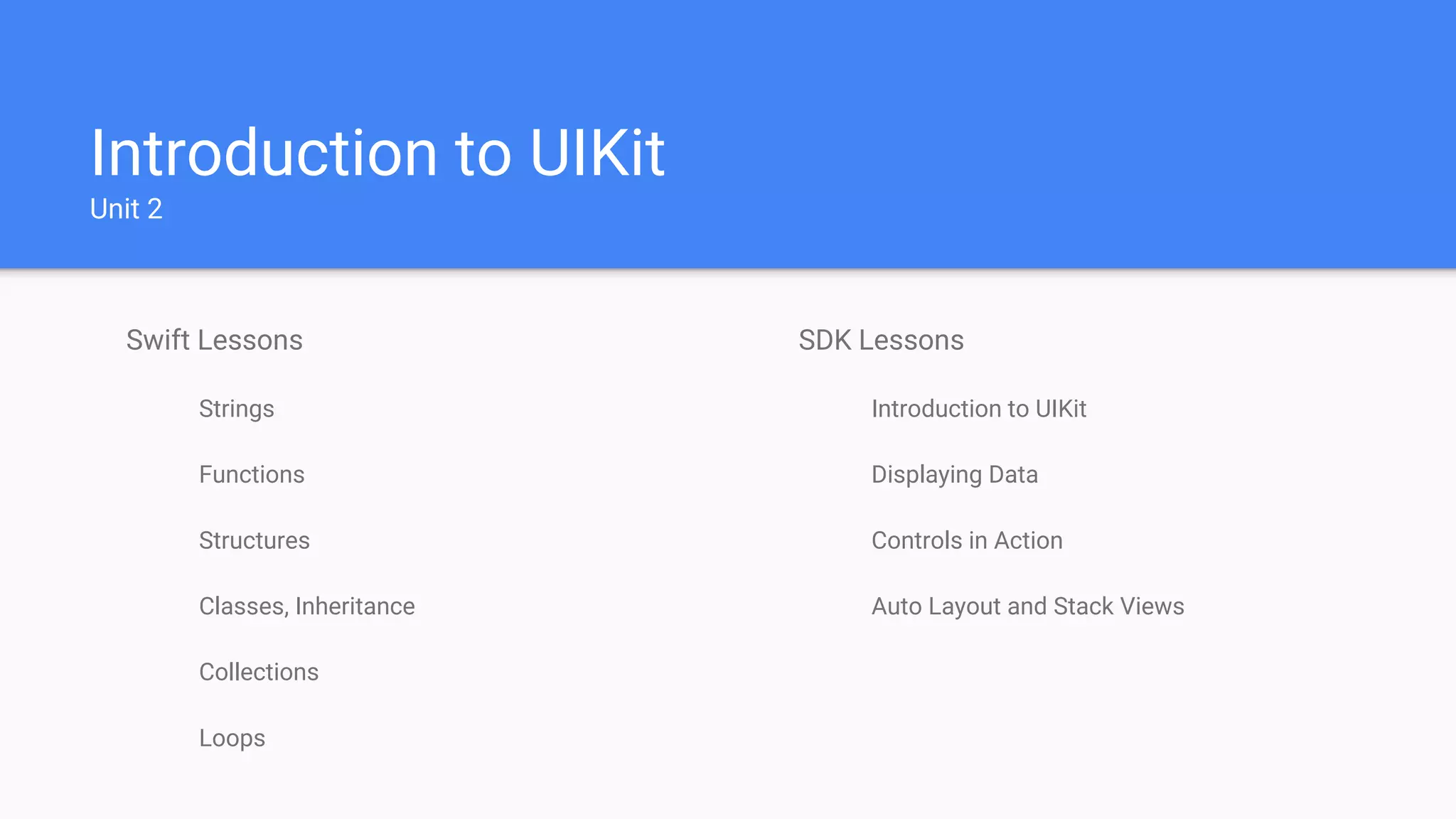 Unit 2 - Introduction to UIKit | PPTX | Programming Languages | Computing