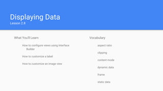 Unit 2 - Introduction to UIKit | PPTX | Programming Languages | Computing