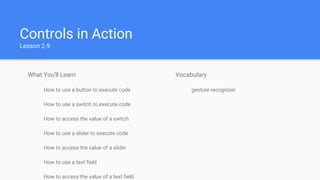 Unit 2 - Introduction to UIKit | PPTX | Programming Languages | Computing
