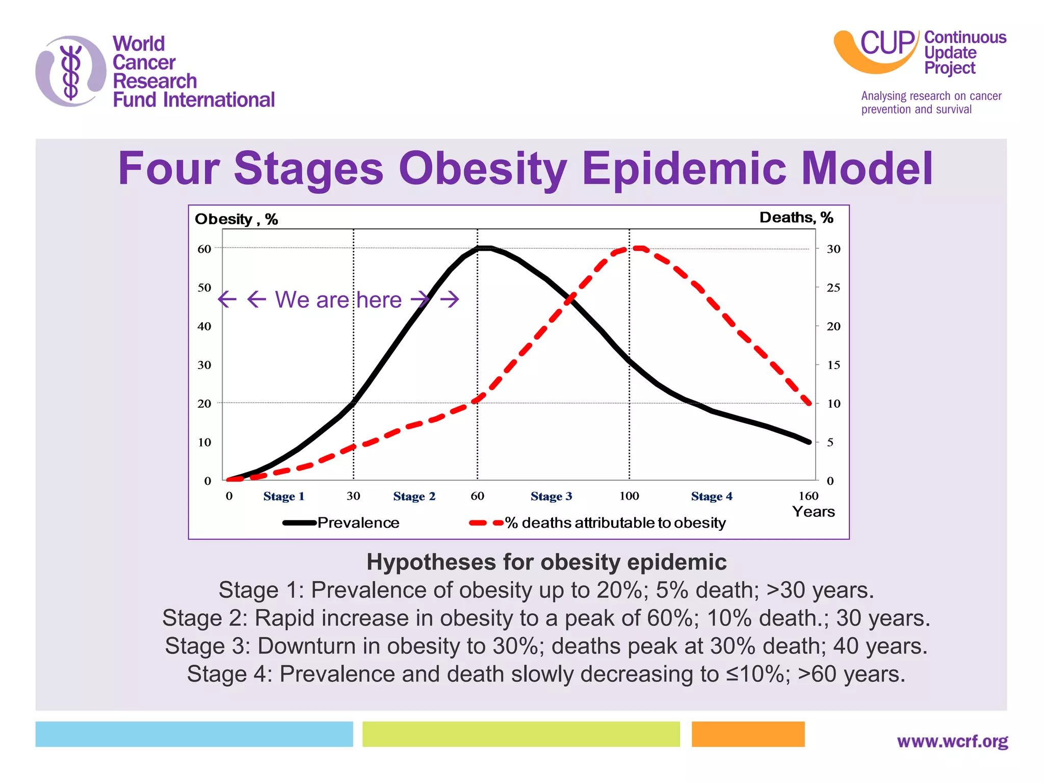 Ethnic differences, obesity and cancer, stages of the obesity epidemic ...